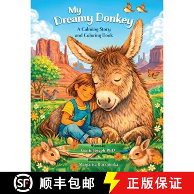 【3-4周达】My Dreamy Donkey: A Calming Story and Coloring Book [9798985802689]
