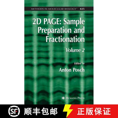 【3-4周达】精装 2D PAGE: Sample Preparation and Fractionation: Volume 2 [9781603272094]