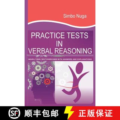 【3-4周达】Practice Tests In Verbal Reasoning: Nearly 3000 Test Exercises with Answers and Explanations [9780992896461]