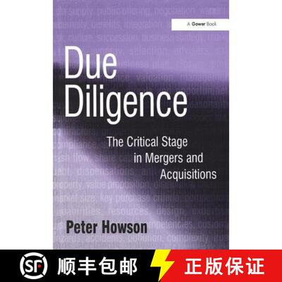 【3-4周达】Due Diligence : The Critical Stage in Mergers and Acquisitions [9781138246522]