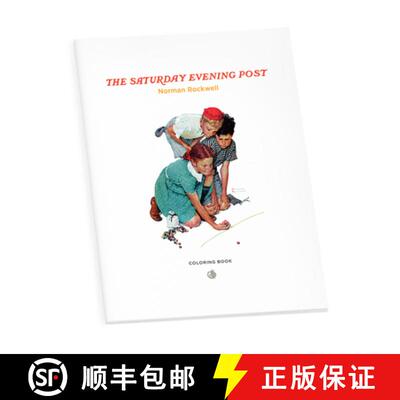 【3-4周达】Norman Rockwell Colouring Book [9780764950216]