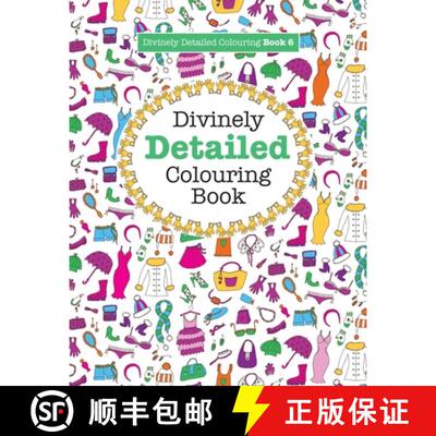 【3-4周达】Divinely Detailed Colouring Book 6 [9781785951091]
