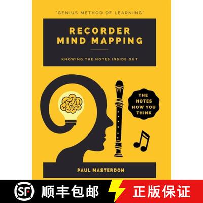 【3-4周达】Recorder Mind Mapping: A Mnemonically Color-Coded Recorder Fingering Chart Book: With Uniq... [9781918219708]