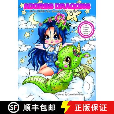 【3-4周达】Adorbs Dragons Sherri Baldy My-Besties Coloring Book [9781945731846]