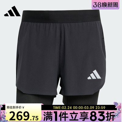 adidas阿迪达斯男子adi365 2in1 M运动休闲短裤KE2286