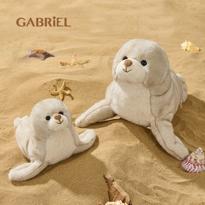 伽百利Gabriel毛绒玩具海豹公仔安抚玩偶生日送朋友女孩礼物