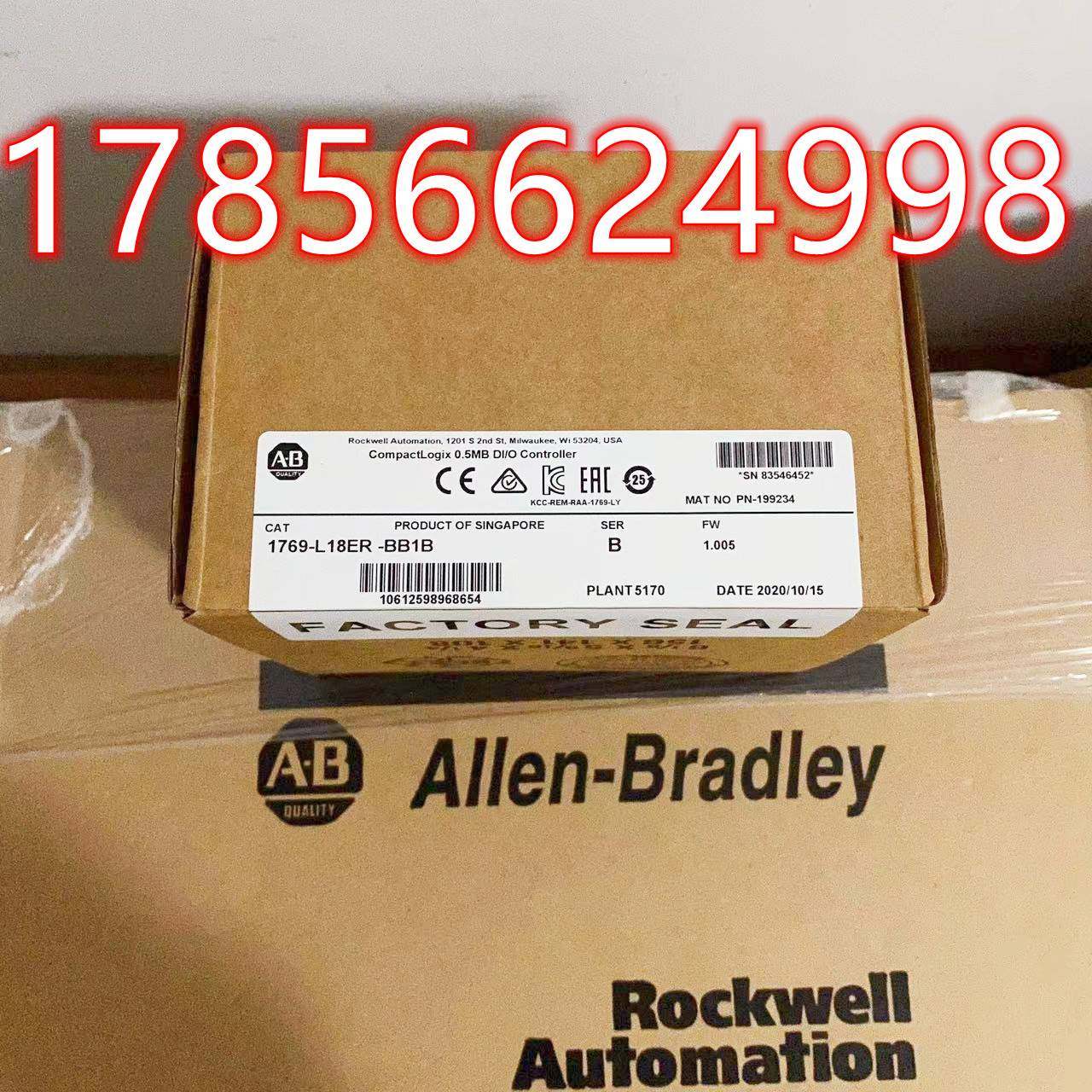 1769-L18ER-BB1B罗克韦尔 1769-l18er-bb1b库存控制器PLC_虎窝淘