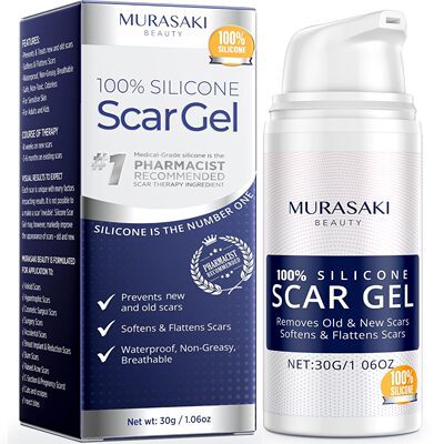 美国直邮MURASAKI BEAUTY Silicone Scar Gel Scars 疤痕凝胶霜