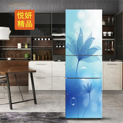 冰箱贴纸包邮 自粘冰箱贴定制创意翻新贴 冰箱贴膜防水贴画h076