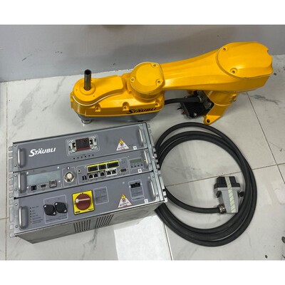 Staubli CS9-TS2-60 robot controller with SCARA Robot Arm TS2