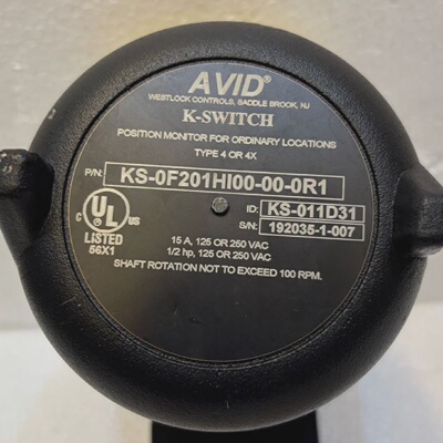 AVID Westlock Controls KS0F201HI00000R1  KSwitch KS011D31 Li