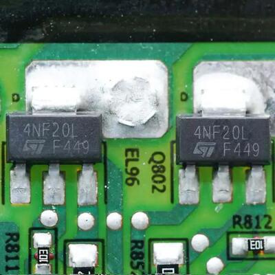 MOS管STN4NF20L NMOS耐压200V导阻1.1Ω采用SOT223封装芯片单片机