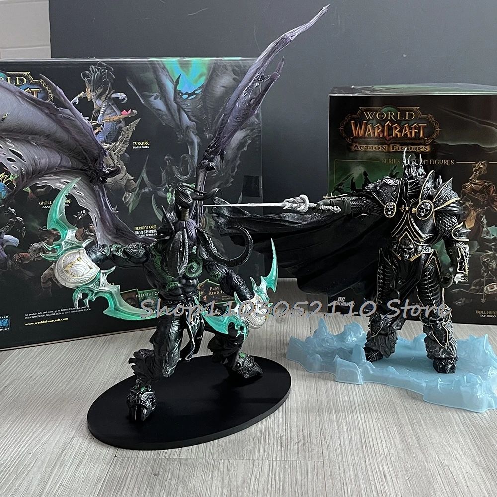 WOW Game Fall of The Lich King Arthas Illidan Stormrage Figu