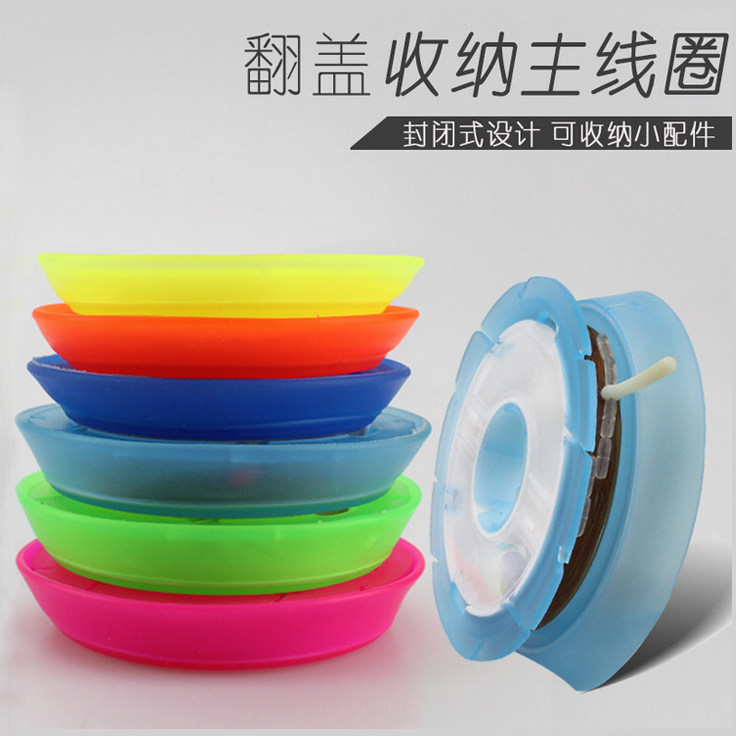 傲湖翻盖硅胶主线圈线组缠绕圈密封弹力柔软绕线圈渔具垂钓配件
