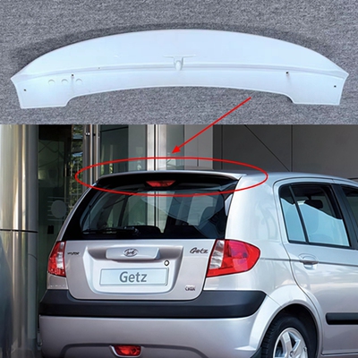 适用于2002-2009款现代Getz尾翼免打孔改装专用烤漆尾翼装饰顶翼