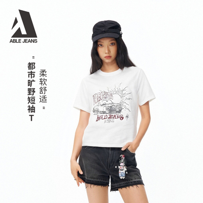ABLEJEANS女士纯棉T恤