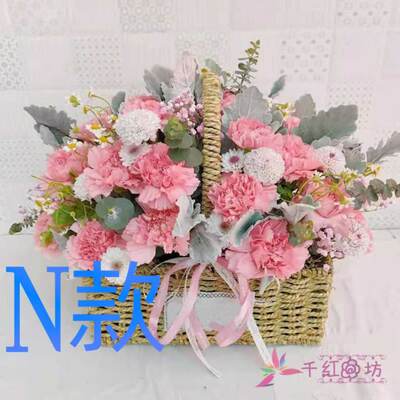 生日慰问康乃馨河南新乡花店送花长垣县卫辉市辉县市同城鲜花速递