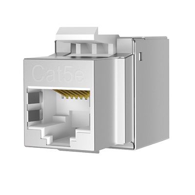 普联TP-LINK TL-EJ5e21超五类屏蔽信息模块 网络模块 CAT5信息模块 RJ45网线插座连接头直通头 母座网口插座