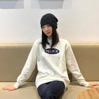 NIKE耐克男女毛圈高颜值运动上衣春复古SWOOSH卫衣刺绣FZ4729-141