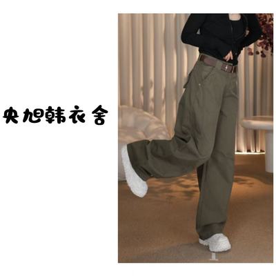 央旭韩衣舍  秋季显瘦工装裤