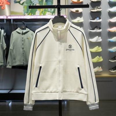 李宁女子立领开衫卫衣