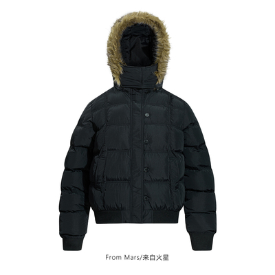 安静呆会保暖加厚棉衣外套潮牌