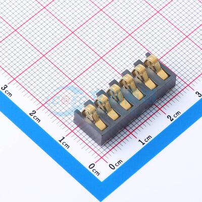 纽扣与条形电池连接器 BC-45-6PD475F SMD 金 -40℃~+85℃