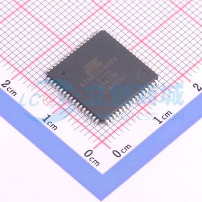 单片机(MCU/MPU/SOC) ATMEGA169PA-AUR TQFP-64(14x14) 原装正品
