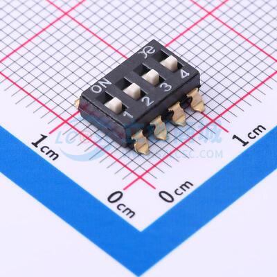 拨码开关 DSIC04LSGER - 4位 2.54mm