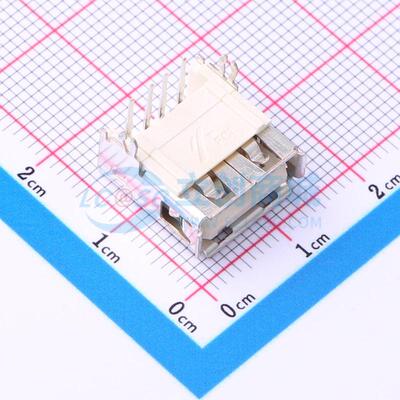USB连接器 87520-0010BLF 插件 Type-A 弯插 原装 电子元器件配单