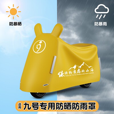 凤燕适用九号电动车防雨罩加厚改装小配件qz1/vzmix电瓶车保护罩