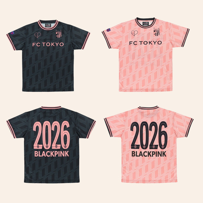 blackpink演唱会同款Confit FC TOKYO限定球衣宽松男女短袖T恤tee