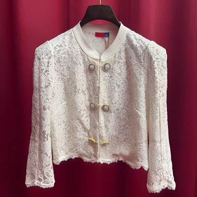 正品24夏烫钻中式蕾丝开衫LF24X31SC320-240