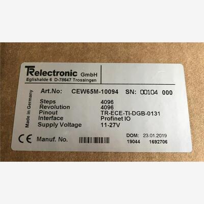 TR 拉绳编码器CEW65M-10094   D-78647  TR-ECE-T1-DBG-0131