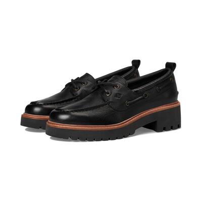 海外代购SPERRY女士时尚休闲鞋增高舒适透气厚底系带日常通勤