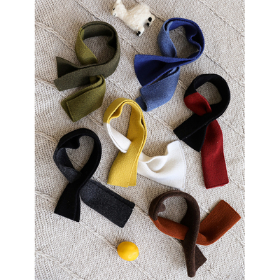 麻霖进口绵羊毛双色拼色围巾围脖