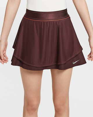 NIKE耐克网球裙女裙子夏季速干百搭透气高腰拼接短裙运动裙HJ8985