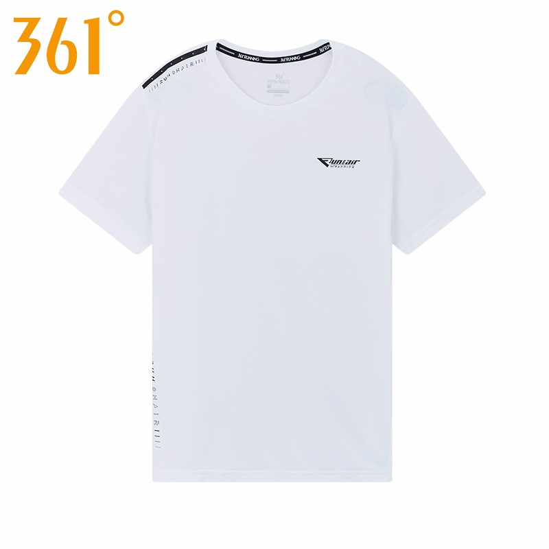 361运动t恤男2023夏季新款常规休闲上衣圆领透气短袖健身半袖男潮_虎窝淘