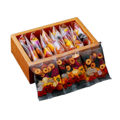 玫瑰八宝花茶泡水喝美容养颜养血