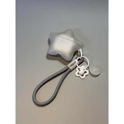 ins日韩超火银灰色星星适用华为pro4蓝牙freebuds7i/6i耳机壳软freeclip2代/5i硅胶Pro5保护se3防摔SE2女se4