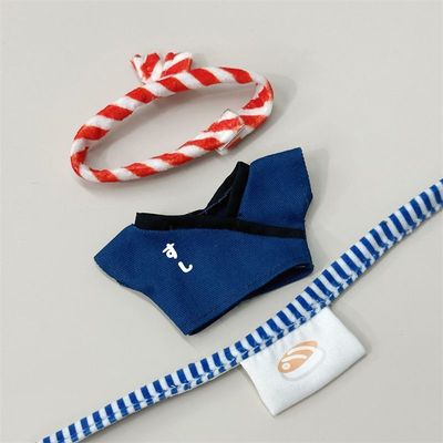 关东煮寿司师傅10cm娃衣棉花娃娃套装可爱玩偶换装衣服无属性原创