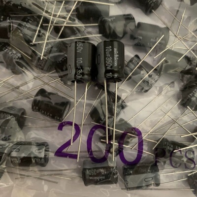 尼康 350V10UF 10X12.5 VY系列标准品 全新原装电解电容 10UF350V