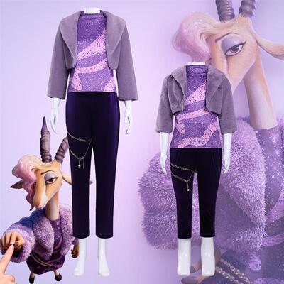 疯狂动物城2Gazelle夏奇羊cosplay舞台服 Zootopia 2舞台表演服装
