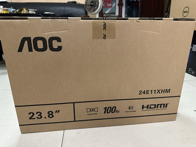 AOC显示器 24E11XHM 全新未拆封23.8寸商用显示器