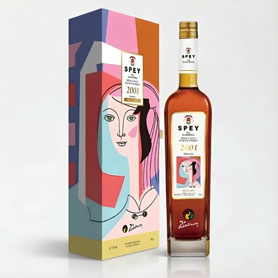 国行正品 诗贝SPEY21年单一麦芽威士忌2001年 47.2度毕加索联名