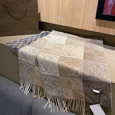 双面90羊毛+10羊绒披肩围巾两用