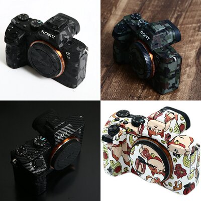 背包客适用于索尼A7M2 A7R2 A7S2微单相机改色膜机身贴纸彩色无痕