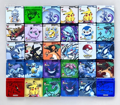 任天堂GBASP游戏外壳iPS 原装屏通用壳口袋精灵限定版GBA GAMEBOY
