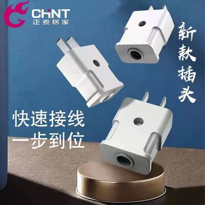 10只装正泰插头二孔接线板