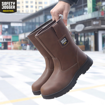 比利时SJ橡胶底高筒靴防砸防刺穿